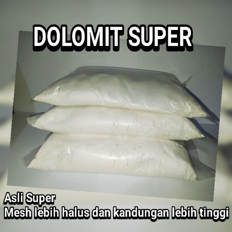 Jual Dolomit super 1 KG kapur pertanian asli untuk pupuk tanaman ...