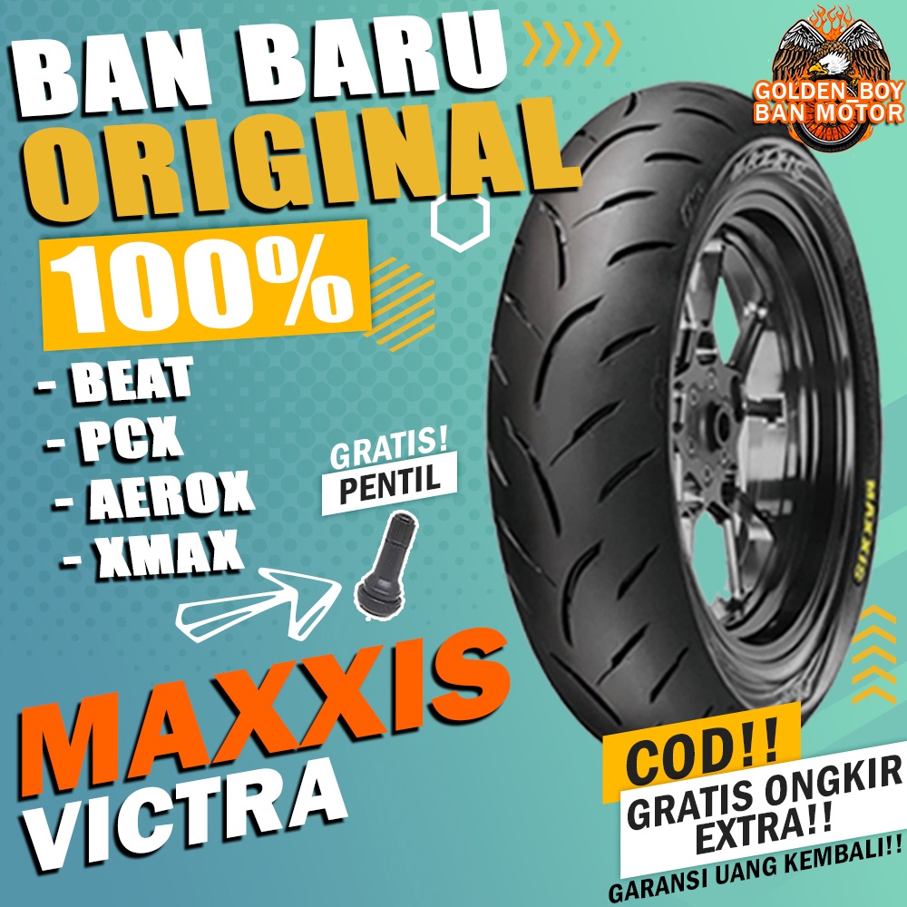 Jual ban motor matic tubles beat maxxis victra ring 14 tubles sepasang ...