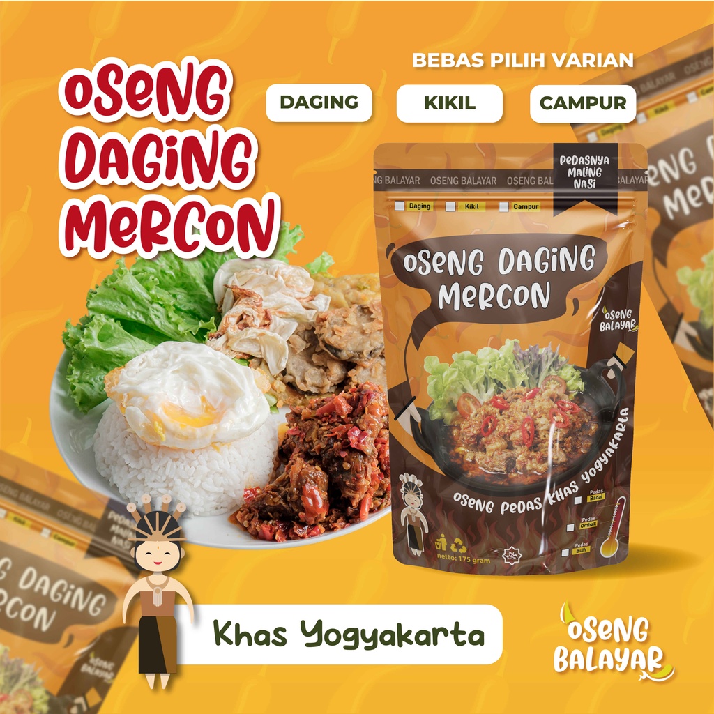 Jual OSENG MERCON DAGING BY OSENG BALAYAR NUSANTARA | Shopee Indonesia