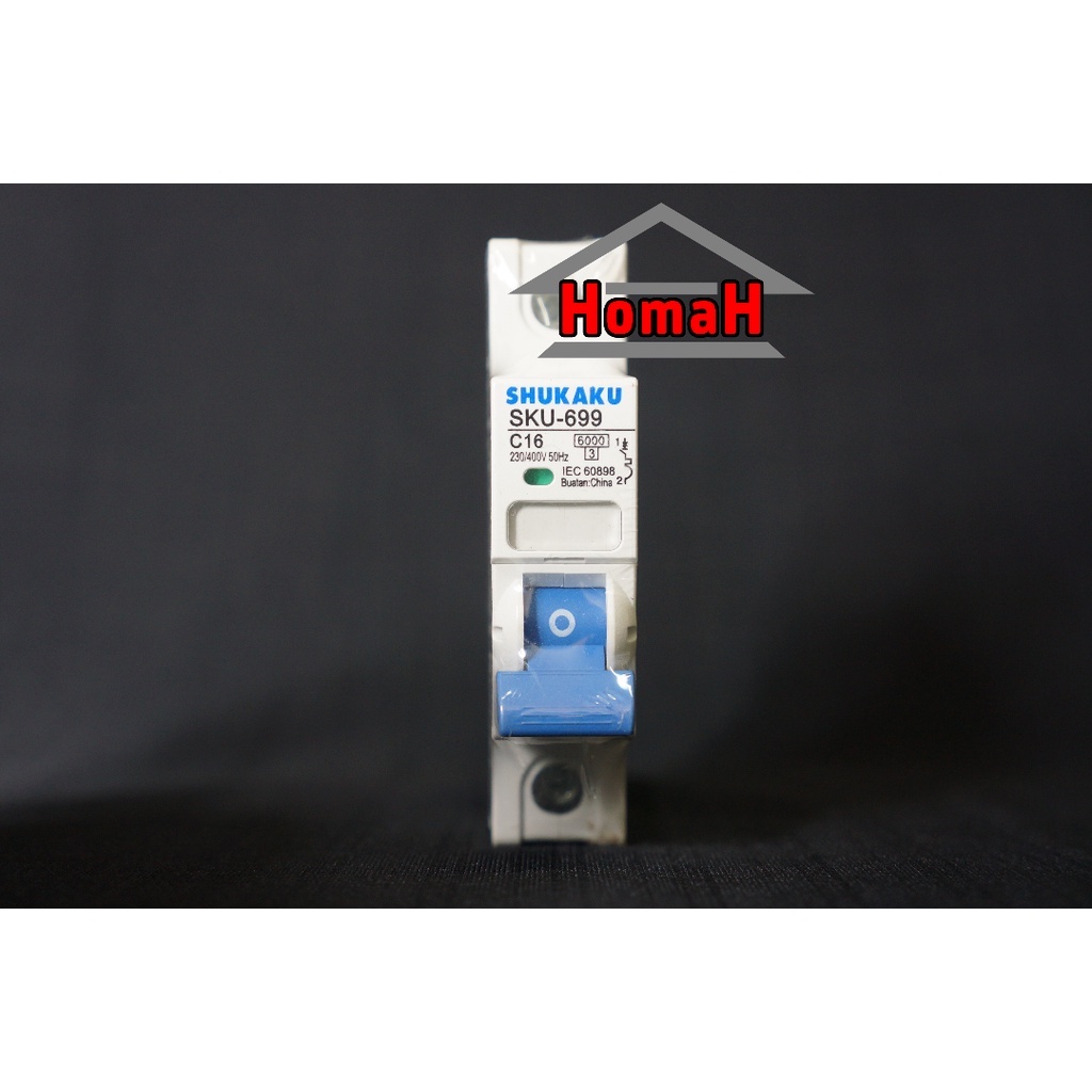 Jual MCB shukaku 1 Phase 2A 4A 6A 10A 16A 20A 25A 32A | Shopee Indonesia