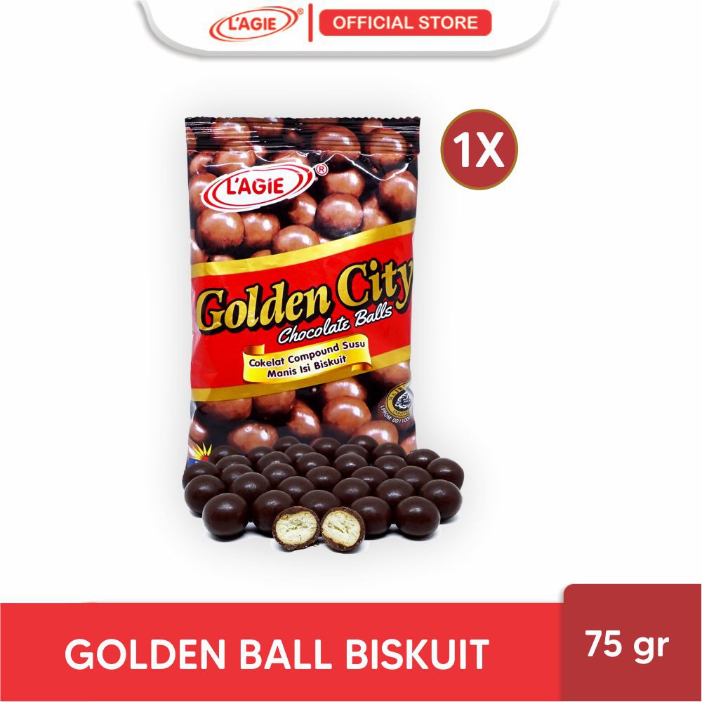 Lagie Coklat Biskuit Golden City 75gr | Shopee Indonesia