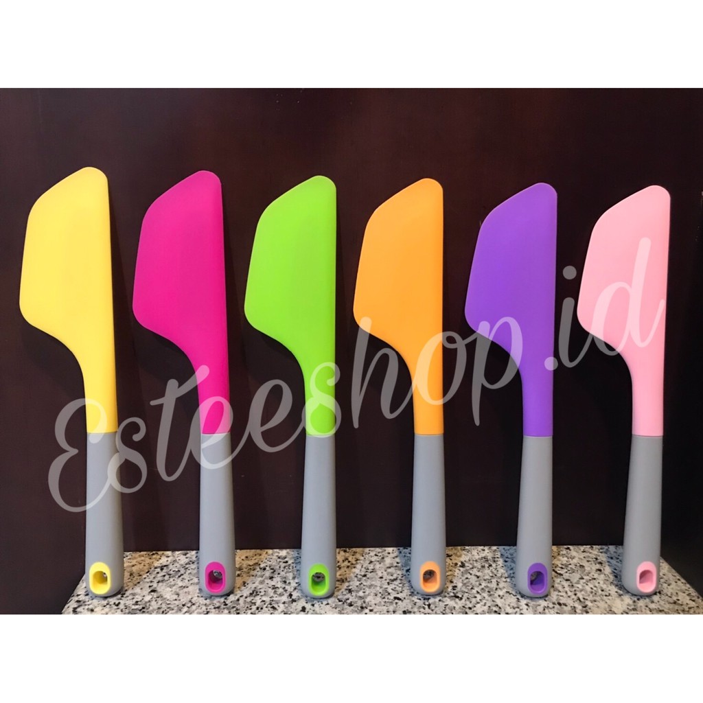 Spatula Silikon Silicone Jumbo 34cm Tahan Panas Spatula Baking Besar ...