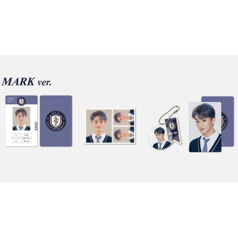 Jual Photocard NCT Mark + Student ID Card Mark B2S NCT 127 Back to ...