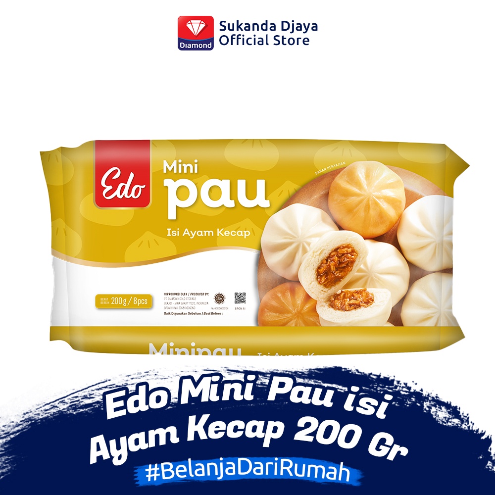 Jual Edo Mini Pau isi Ayam Kecap 200 Gr Indonesia|Shopee Indonesia