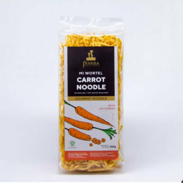 Jual Mie Vegan Javara Carrot Noodle | Shopee Indonesia