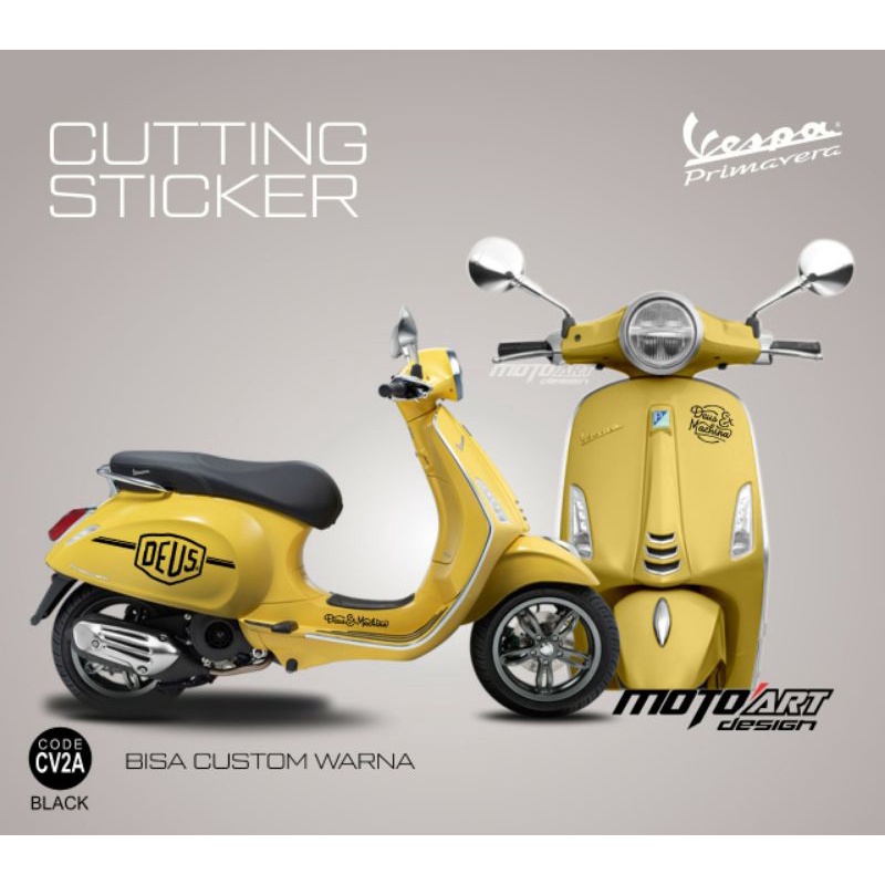 Jual stiker vespa cutting sticker vespa terbaru 2021 | Shopee Indonesia