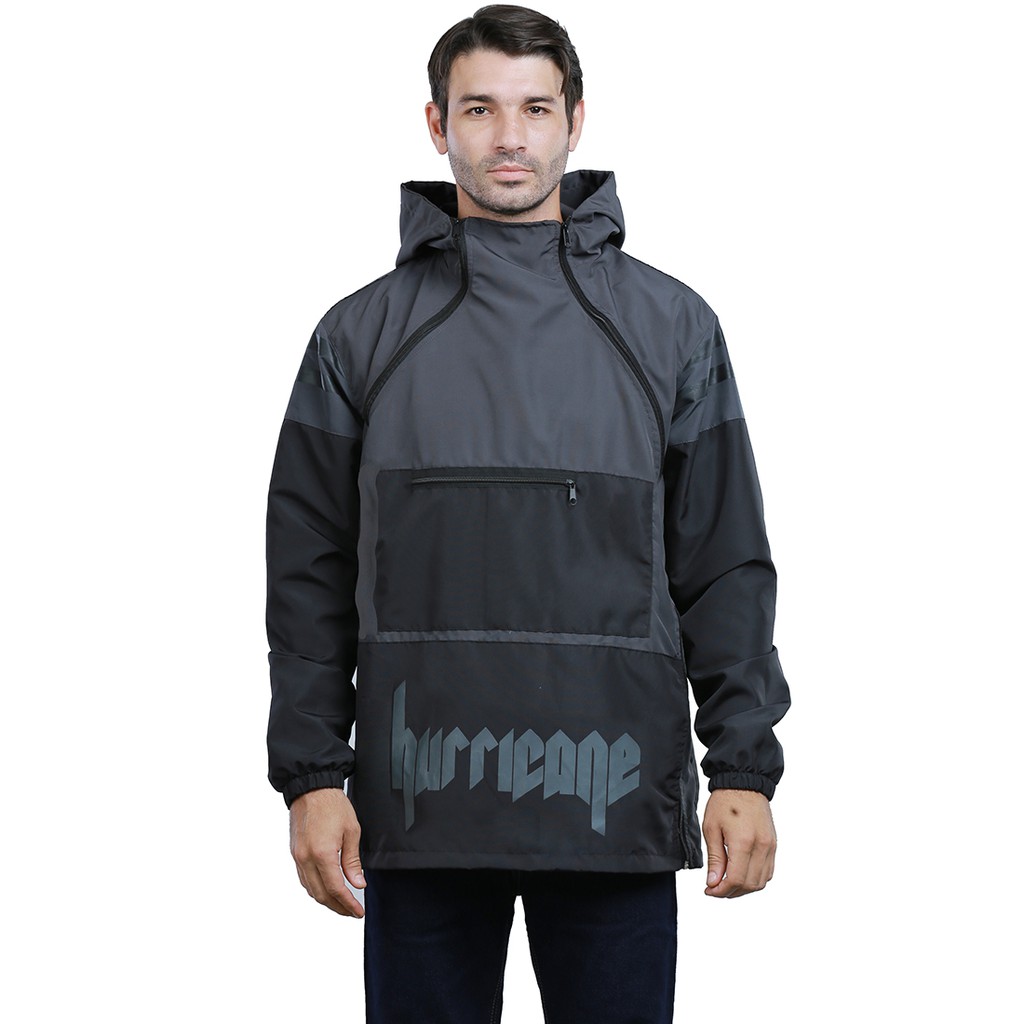 Jual HRCN SIDE ZIP||GREY-TASLAN ZN||M-L-XL||Pakaian Pria > Jaket ...
