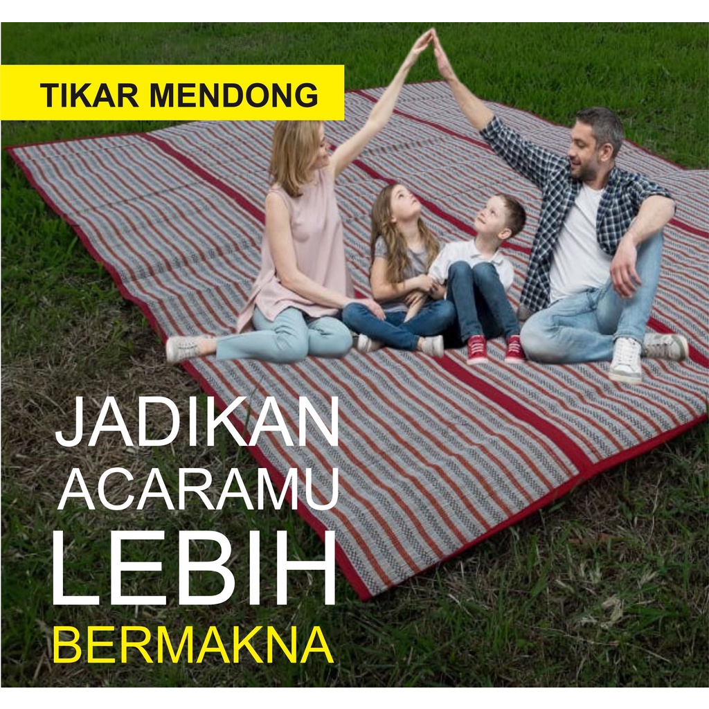 Jual Tikar Lipat Piknik Anyaman Mendong Ukuran 200 x 300 | Shopee Indonesia