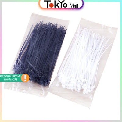 Jual Kabel Ties Pengikat Tali Serbaguna Isi 100 Pcs / Zip Cable Tie ...