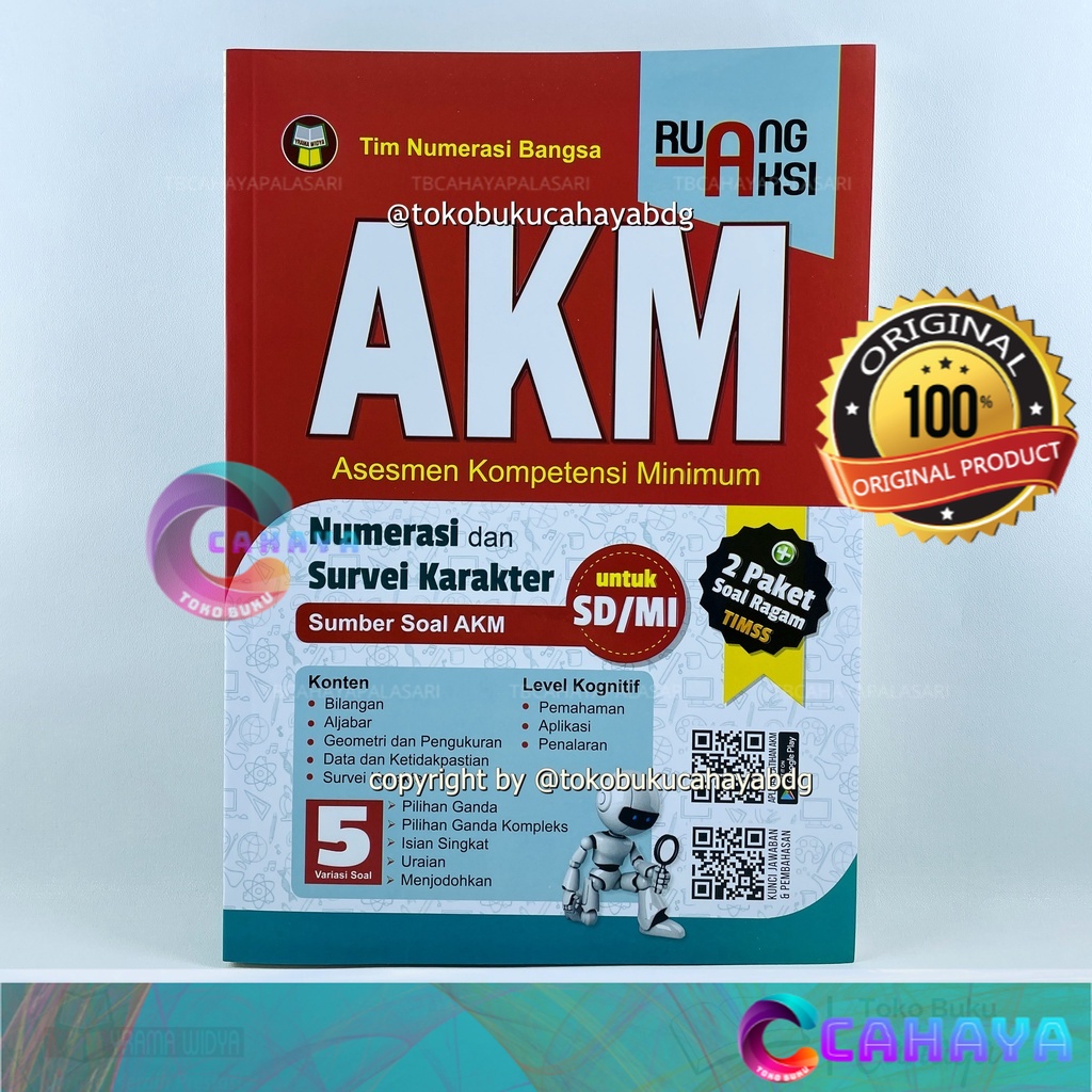 Jual BUKU Ruang Aksi AKM Numerasi dan Survey Karakter untuk SD/MI Yrama ...