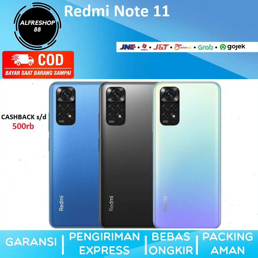 Jual (RESMI) Xiaomi Redmi Note 11 128GB RAM 4GB 6GB 4/128GB 6/128GB TAM | Shopee Indonesia