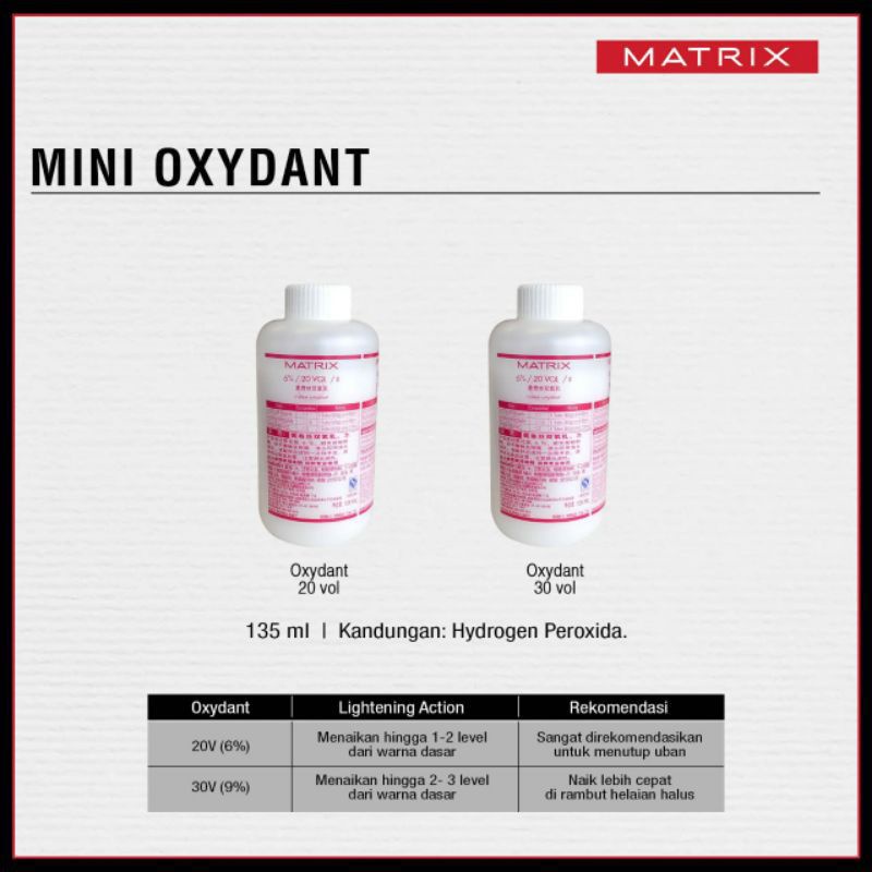 Jual MATRIX Oxidant Cream Developer 135 ml | Shopee Indonesia