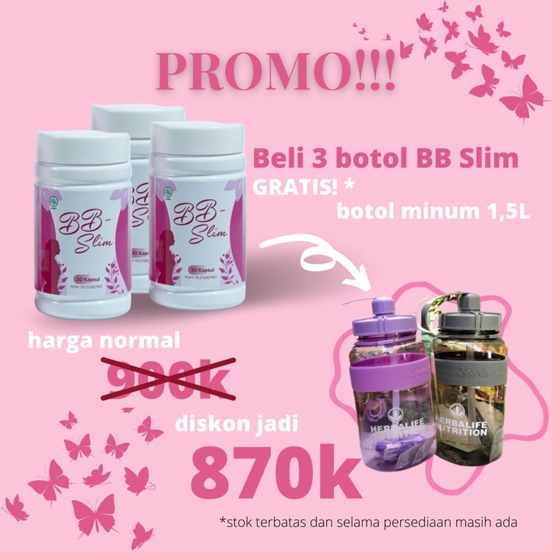 Jual bb slim free botol 1,5 liter | Shopee Indonesia