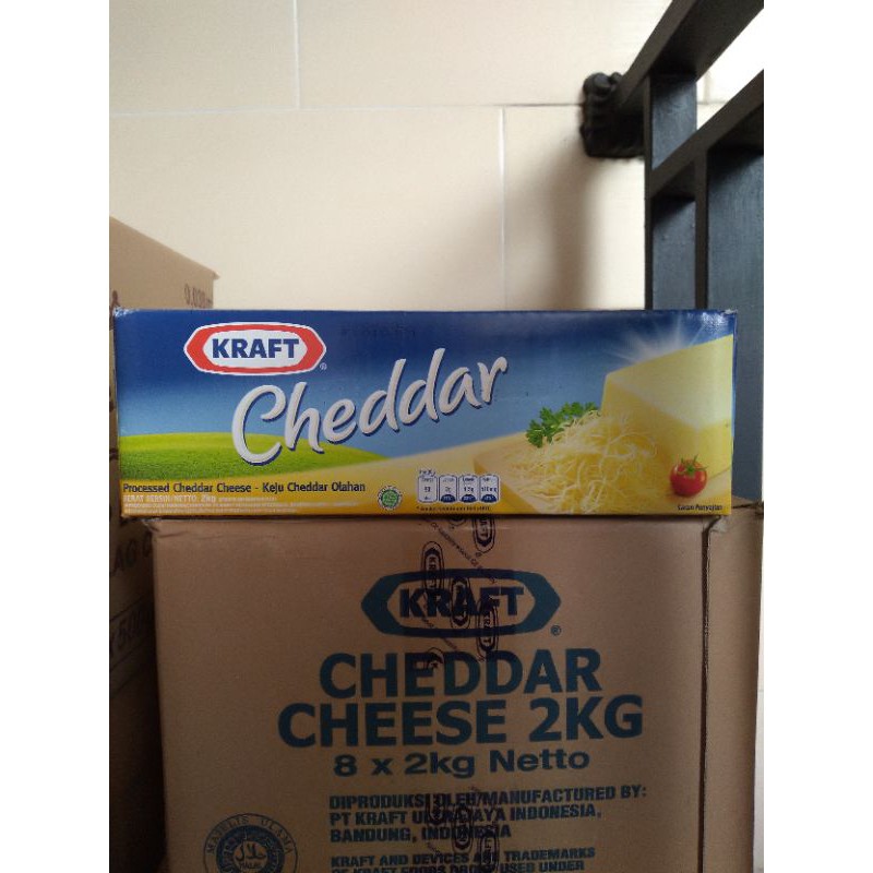 Jual kraft cheddar cheese 2kg | Shopee Indonesia