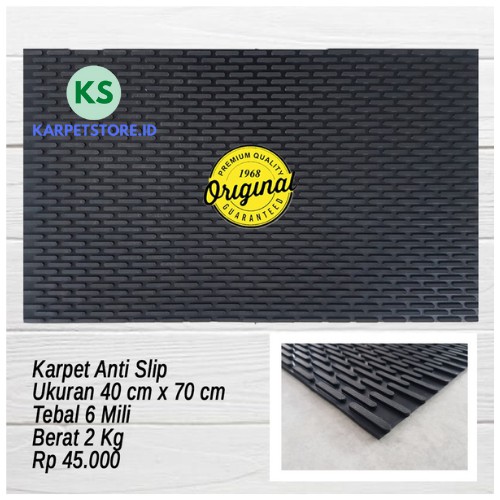 Jual Karpet Karet anti slip Untuk Anti licin Uk. 40 x 70 cm tbl 6 mm ...