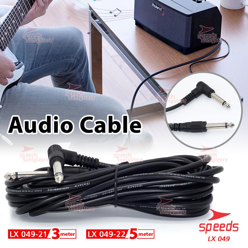 Jual SPEEDS Kabel Gitar Listrik Kabel Jack Gitar Alat Musik Kabel Aux ...