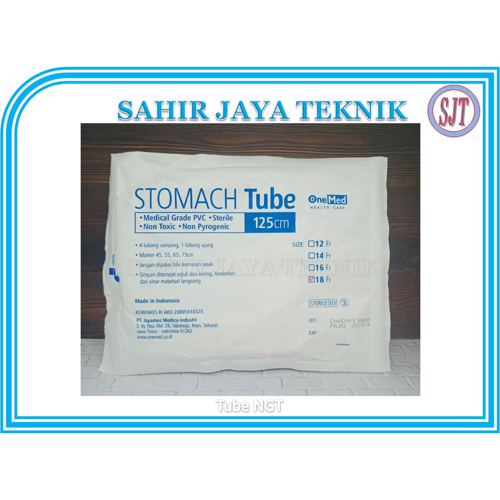 Jual Selang Makan Stomach Tube NGT Feeding Tube Fr 16 , 18 Panjang ...
