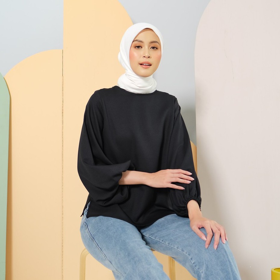 Jual Basic Inner Blouse - Black (20) | Shopee Indonesia