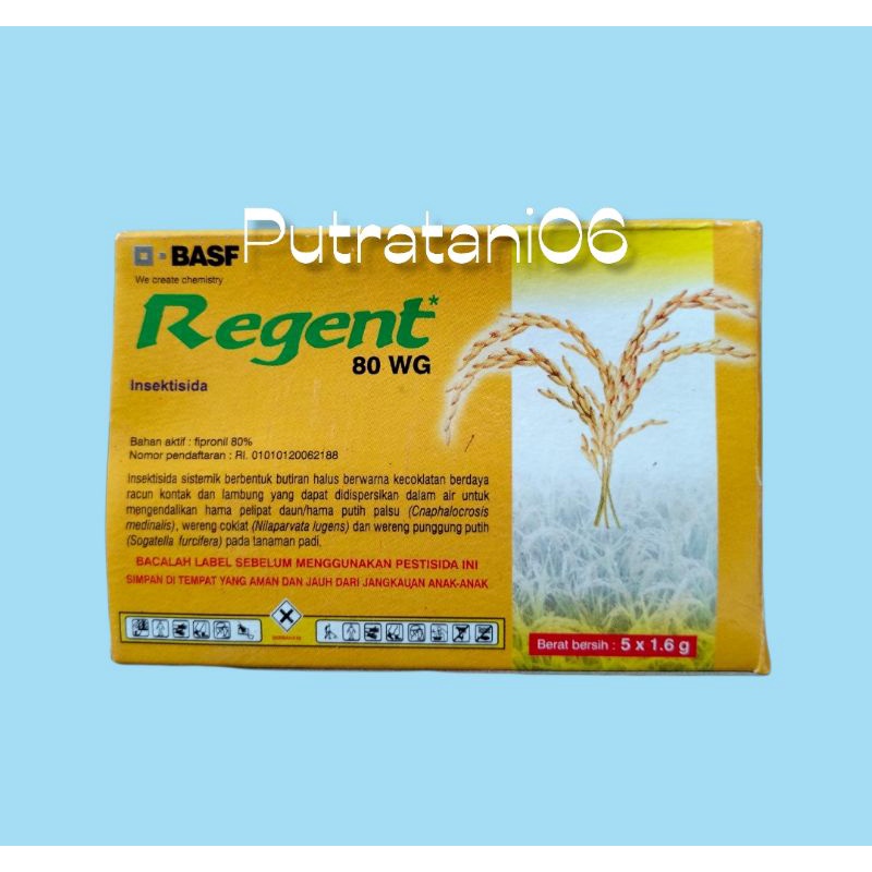 Jual Regent 80 WG Insektisida sistemik Obat Hama serangga tanaman ...