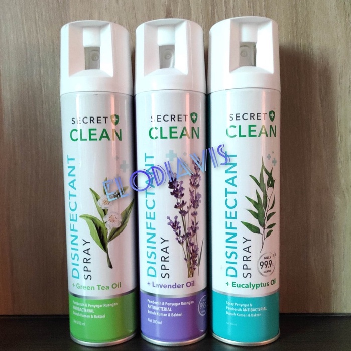 Jual Secret Clean Disinfectant Spray 200ml | Shopee Indonesia