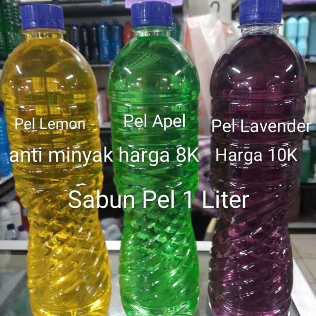 Jual SABUN PEL / PEWANGI LANTAI / PEMBERSIH LANTAI UKURAN 1 LITER MURAH ...