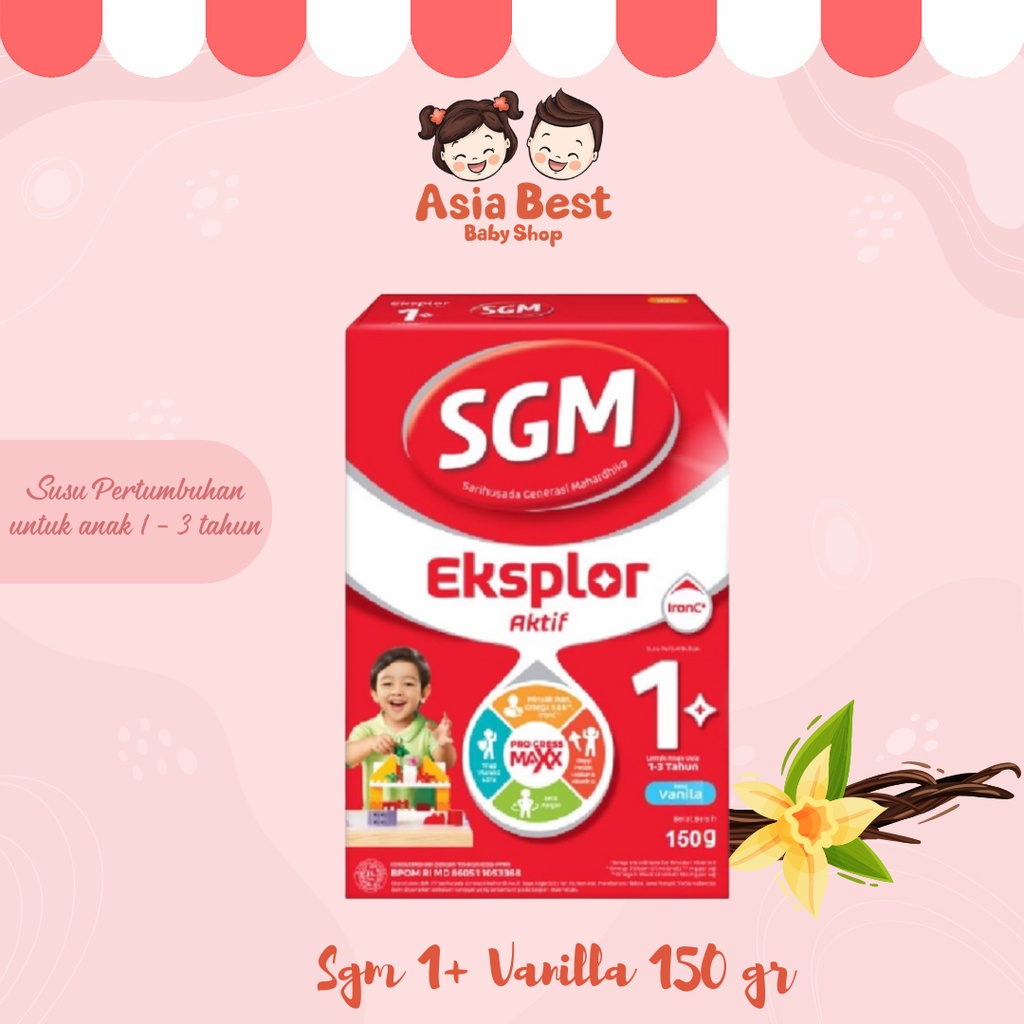 Jual SGM Eksplor Aktif 1+ Pro-GressMaxx Vanilla(150gr) Susu Pertumbuhan ...