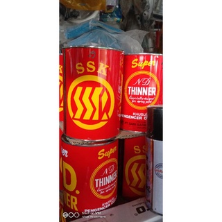 Jual tinner SSK SUPER N.D. 1 liter ND Tiner thiner kemasan merah ORIGINAL pengencer cat minyak ...