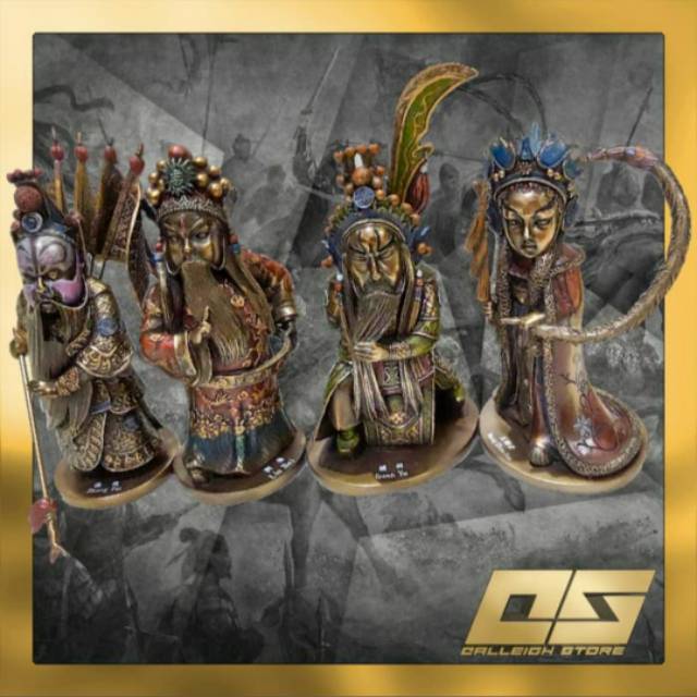 Jual SAMKOK ROMANCE THREE KINGDOMS CHINESE OPERA PATUNG SET FIGURE ...