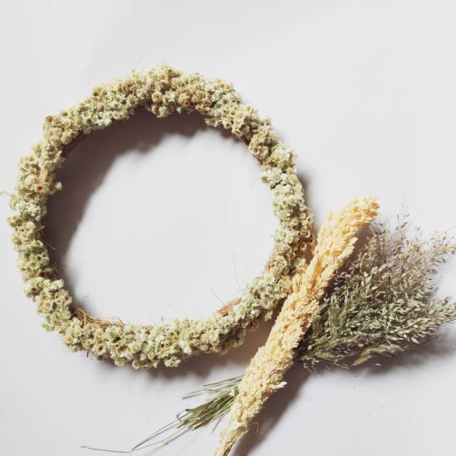 Jual Dry Flower Crown / Mahkota Bunga Kering Asli Indonesia|Shopee ...