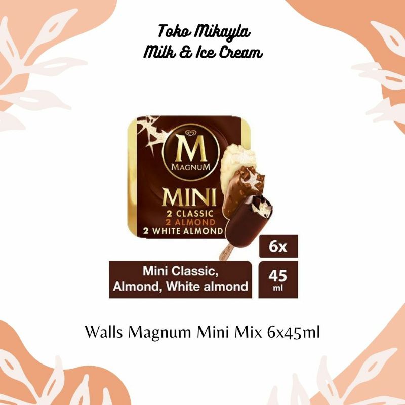 Jual Wall Magnum Mini 6x45ml Es Krim Premium | Shopee Indonesia