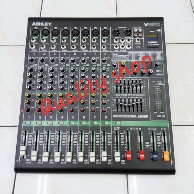 Jual Mixer Ashley 8 Channel V8fx Original Indonesia|Shopee Indonesia