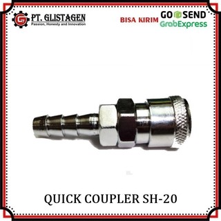 Jual Coupler SH 20/Quick Coupler SH 20 Sambungan Selang Kompresor Recoil Cuk Kopler SH20 ...