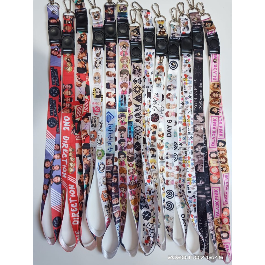 Jual Lanyard kpop gantungan kunci keychad kpop gantungan kunci kpop bts suju ikon blackpink day6 ...