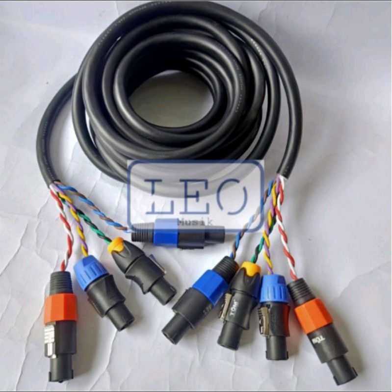 Jual KABEL SPEAKER TITANS ISI 8 UKURAN 2,5 TERPASANG SPIKON 15 METER ...