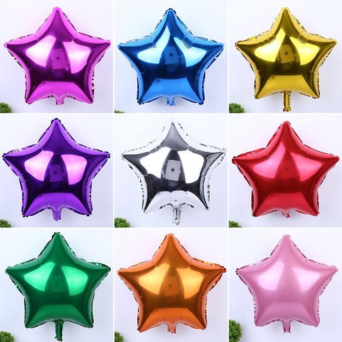 Jual Balon Foil Bintang UK.20CM | Shopee Indonesia