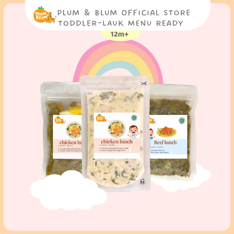 Jual Plum & Blum Menu Siap Santap Lauk Sapi Ayam Semur Telur - 1 pouch Indonesia|Shopee Indonesia