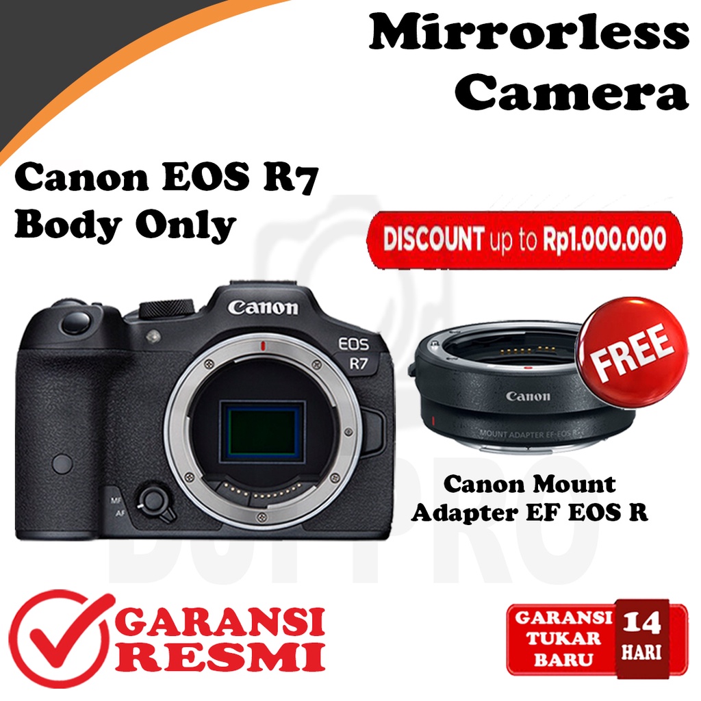 Jual Canon EOS R7 Body Only Mirrorless Camera EOS R 7 BO - Garansi ...