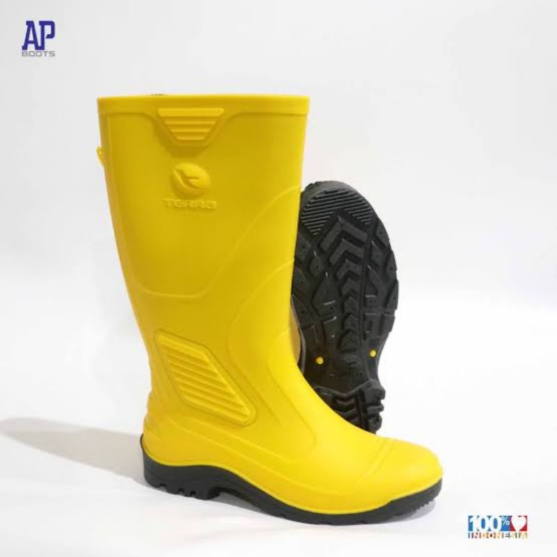 Jual Sepatu Boot Tinggi Ap Boots Ap Terra Eco 3 Kuning / Boot Proyek ...
