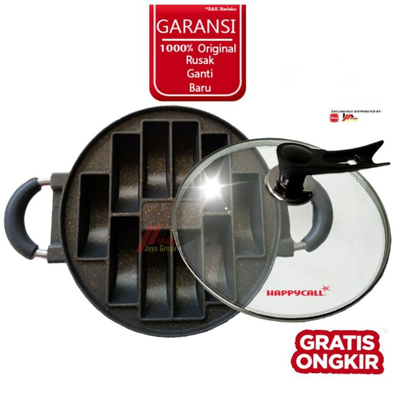 Jual HAPPY CALL Cetakan Kue Pukis 10 lubang teflon Alat Pembuat Kue ...