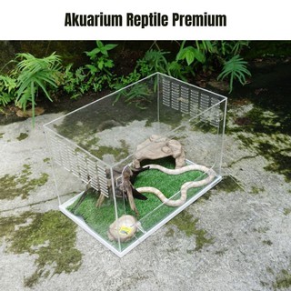 Jual Akuarium Reptile Kandang Hamster, Landak Mini, Reptile | Size Akuarium Gex L | Terrarium ...
