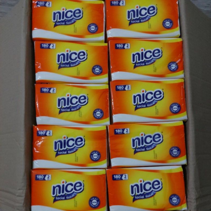 Jual Tisu Nice 2 ply 180 sheet | Shopee Indonesia