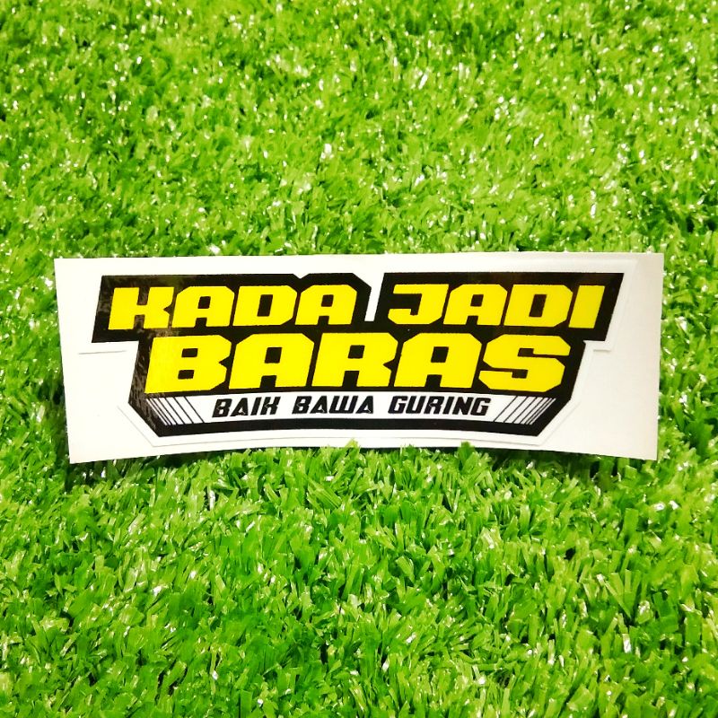 Jual stiker kata2 #sticker kada jadi baras | Shopee Indonesia