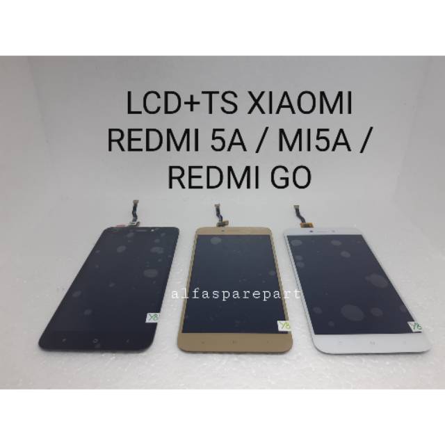 Jual LCD + TS FULLSET XIAOMI REDMI 5A / MI5A / REDMI GO HITAM / PUTIH ...