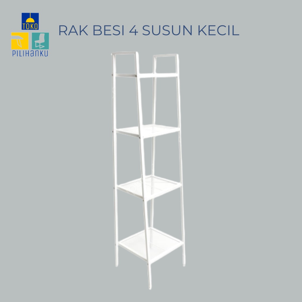 Jual Rak Besi KECIL Rak Buku 4 Susun Rak Tanaman Hias Barang Serbaguna ...