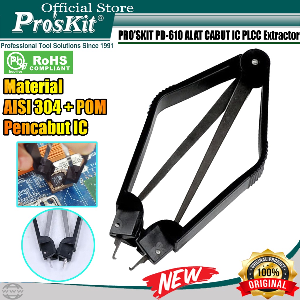 Jual Pro'sKit - Pd-610 Alat Cabutr Ic - Plcc Extractor Original | Shopee Indonesia
