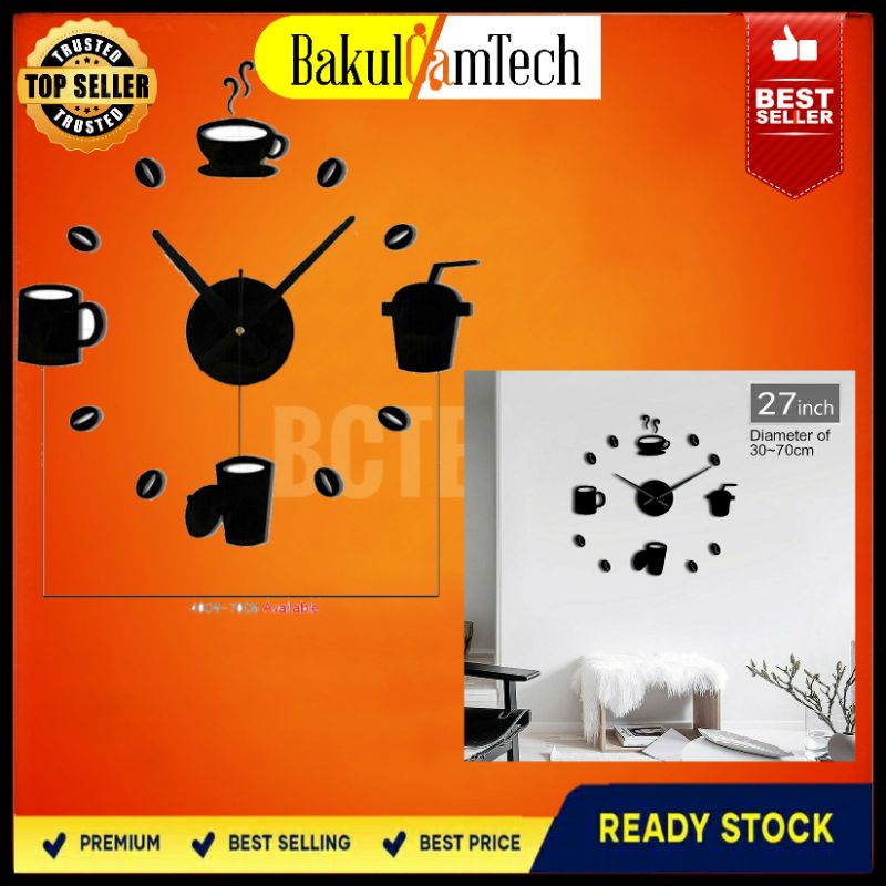 Jual JAM DINDING 27 INCH GAMBAR / JAM AESTHETIC DEKORASI RUMAH / JAM ...
