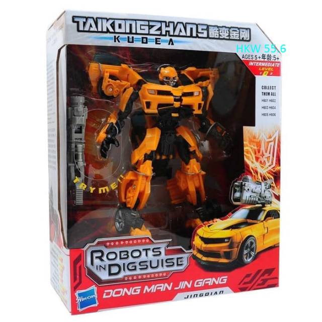 Jual Mainan Anak Robot Transformer Bumbble Bee Kudea Taikongzhans ...