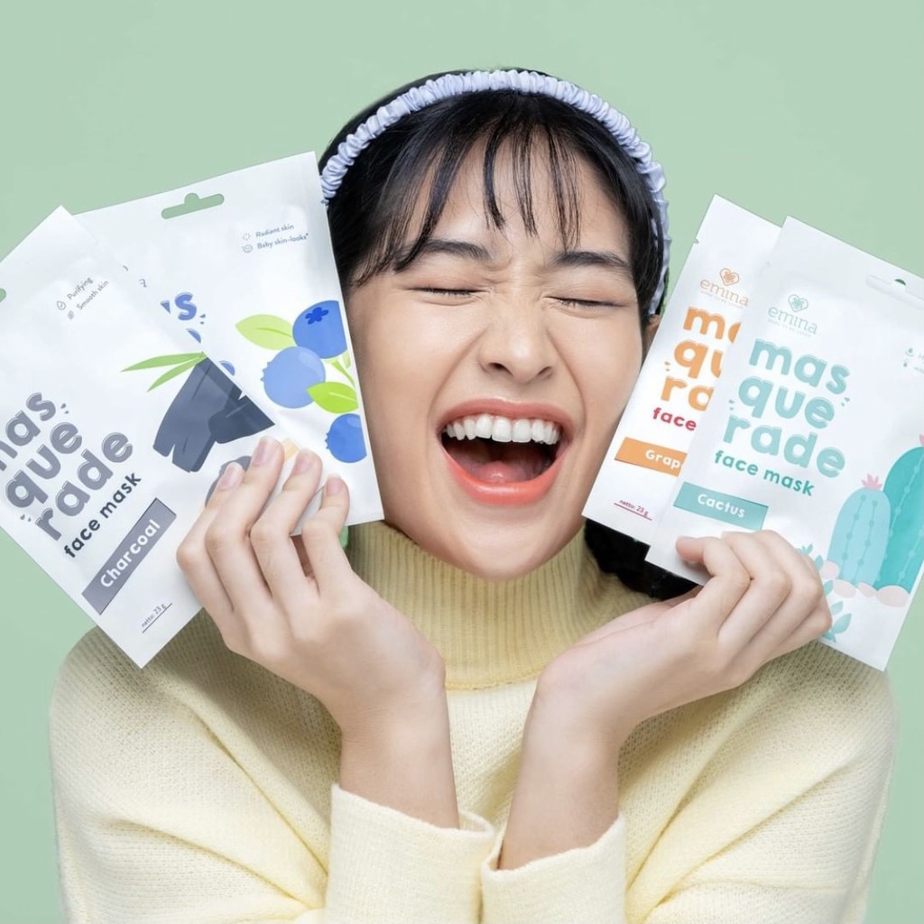 Jual EMINA Masquerade Face Mask / Sheet Mask Indonesia|Shopee Indonesia
