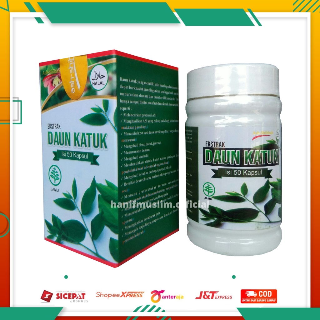 Jual Kapsul Ekstrak Daun Katuk Original Ash Shihhah Pelancar ASI BOOSTER Menambah Volume ASI ...
