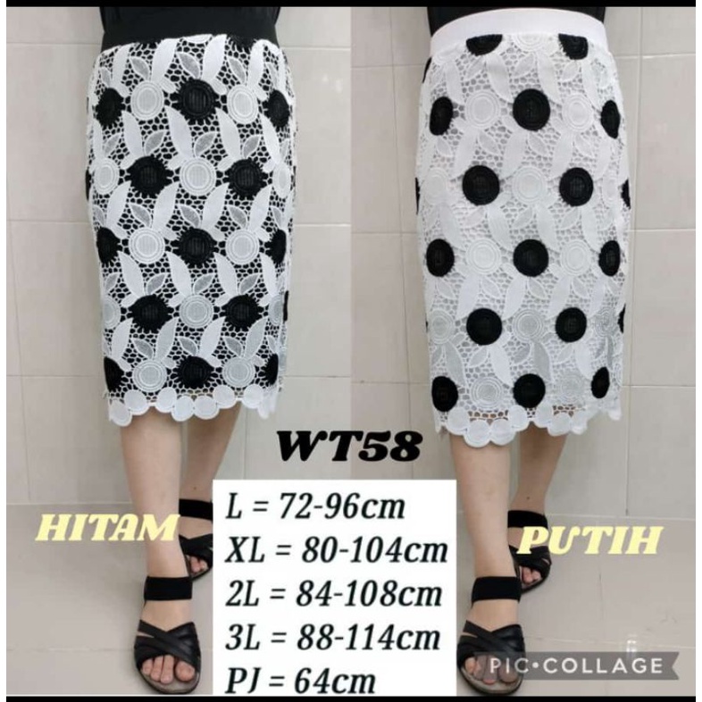 Jual Rok Bangkok wanita ,Rok brokat bangkok premium, Rok span | Shopee ...